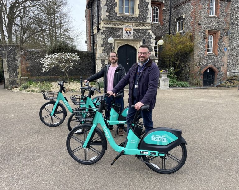 Canterbury's new e-bike hire scheme hits the streets - Canterbury Newsroom
