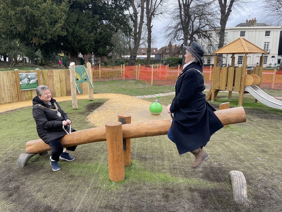 New children's play area opens in the Dane John Gardens - Canterbury ...